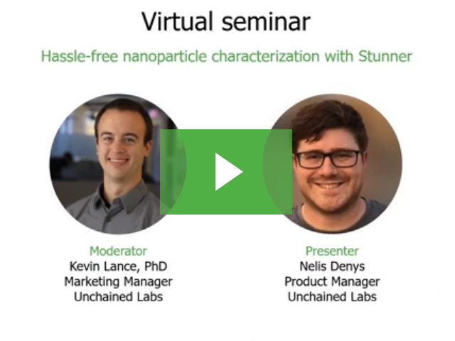 Hassle-free nanoparticle characterization with Stunner - unchainedlabs